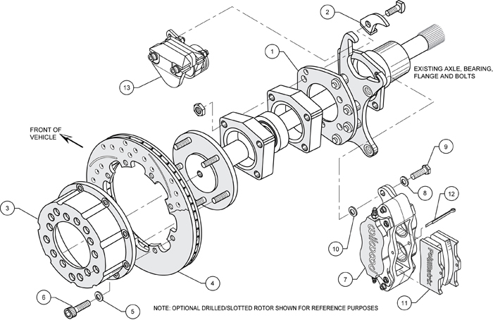 Disc Brake Assembly Diagram